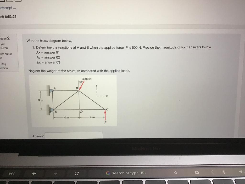 Solved attempt ... eft 0:53:25 estion 2 yet wered With the | Chegg.com Solved attempt ... eft 0:53:25 estion 2 yet wered With the | Chegg.com