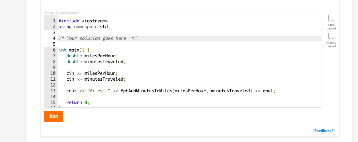 Solved CHALLENGE ACTIVITY 4.3.1: Functions: Factoring out a | Chegg.com