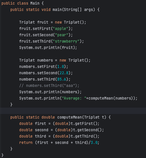 Solved tic class Main \{ public static void main(String[] | Chegg.com