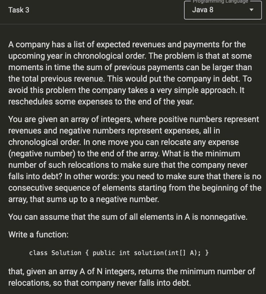 Solved A company has a list of expected revenues and | Chegg.com