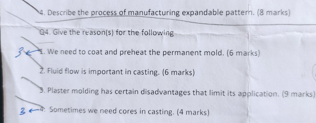 Solved 4. Describe the process of manufacturing expandable | Chegg.com