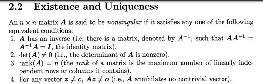 Solved 2.1. In Section 2.2, four defining properties are | Chegg.com