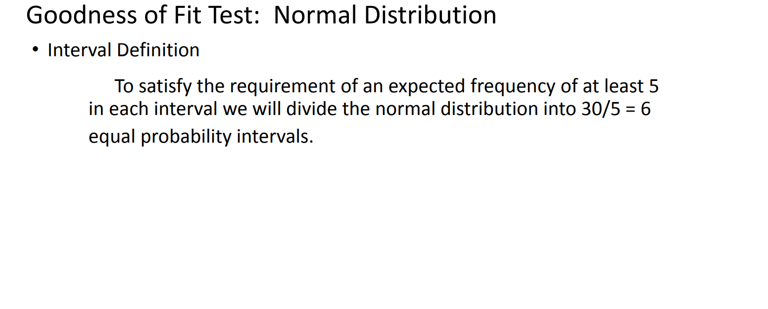 Solved For the Goodness of Fit:Normal Distribution, I'm | Chegg.com