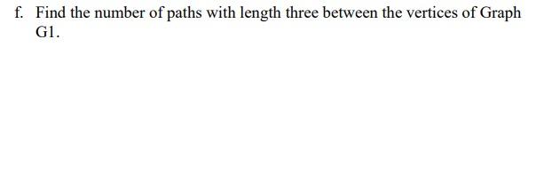 Solved Part III (40 points): Graphs Use Graphs G1 and G2 to | Chegg.com