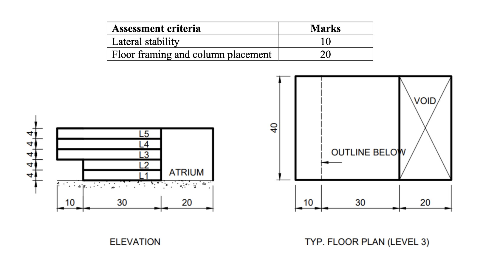Solved An office building are shown in Figure 1. Due to | Chegg.com