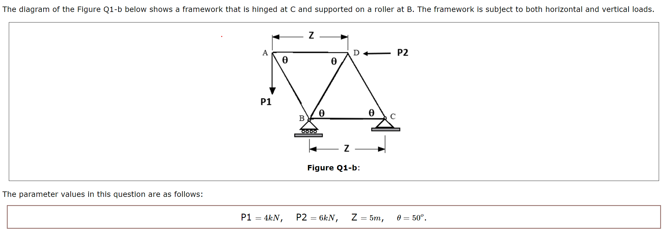 Solved (i) Calculate the vertical reaction force at C and | Chegg.com