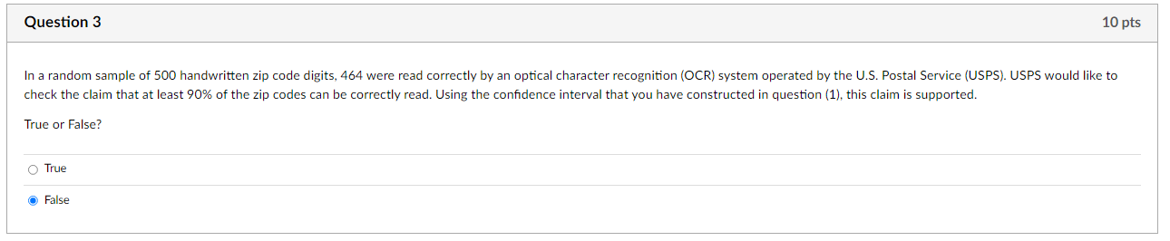 Solved Question 3 10 pts In a random sample of 500 | Chegg.com