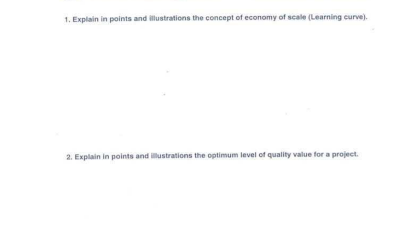 Solved 1. Explain in points and illustrations the concept of | Chegg.com