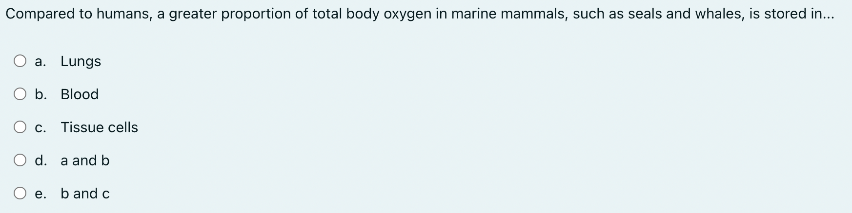 Solved Compared to humans, a greater proportion of total | Chegg.com