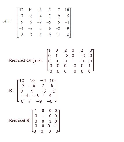 Solved 7. For each of the matrices below, use as many | Chegg.com