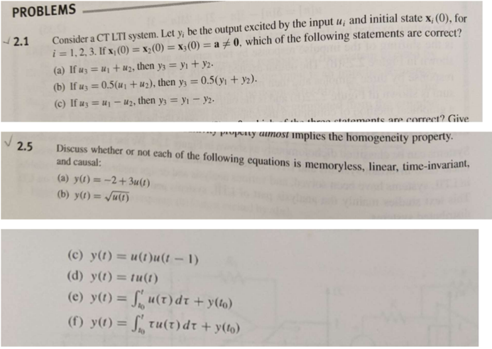 Solved Please answer my Signal and Systems questions and | Chegg.com