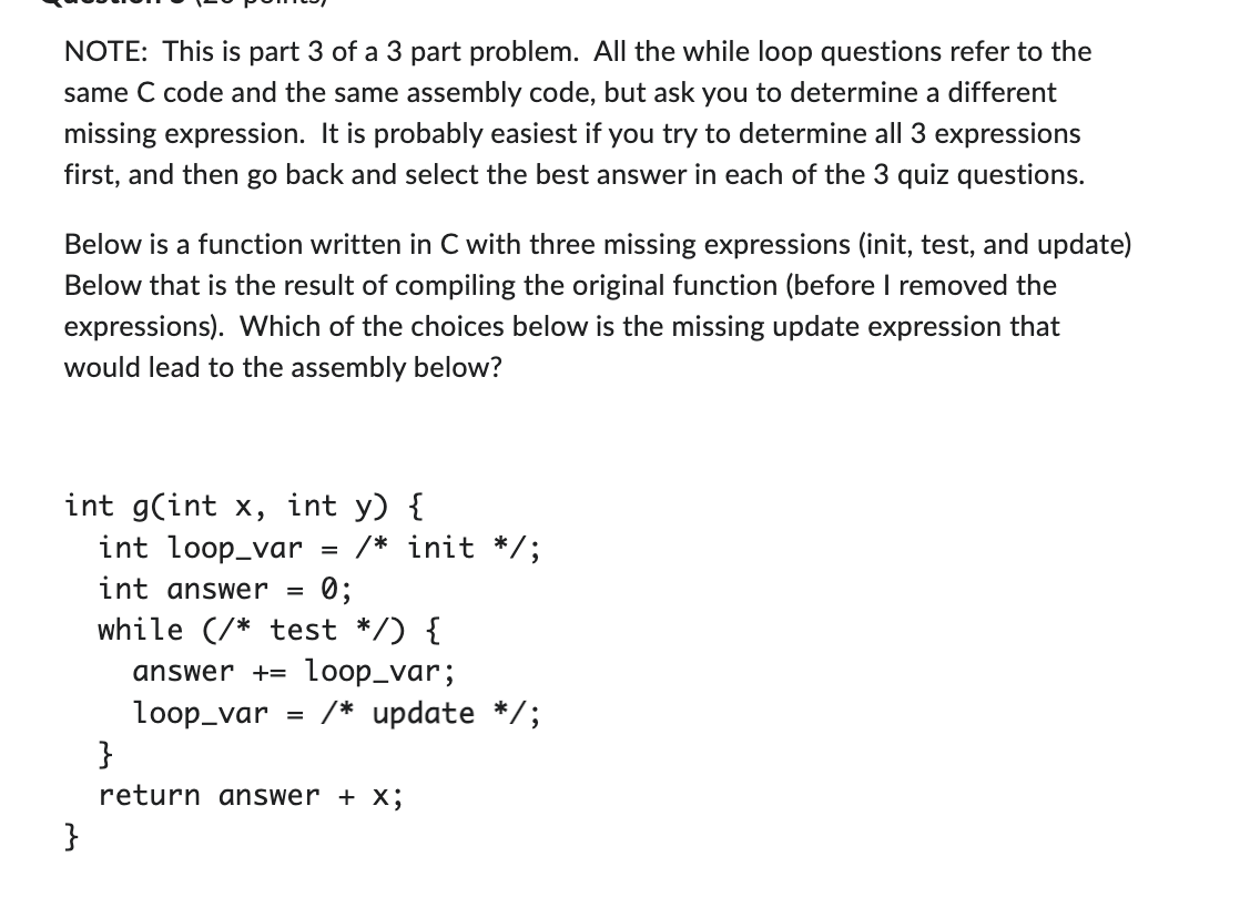 Solved NOTE: This is part 1 of a 3 part problem. All the | Chegg.com