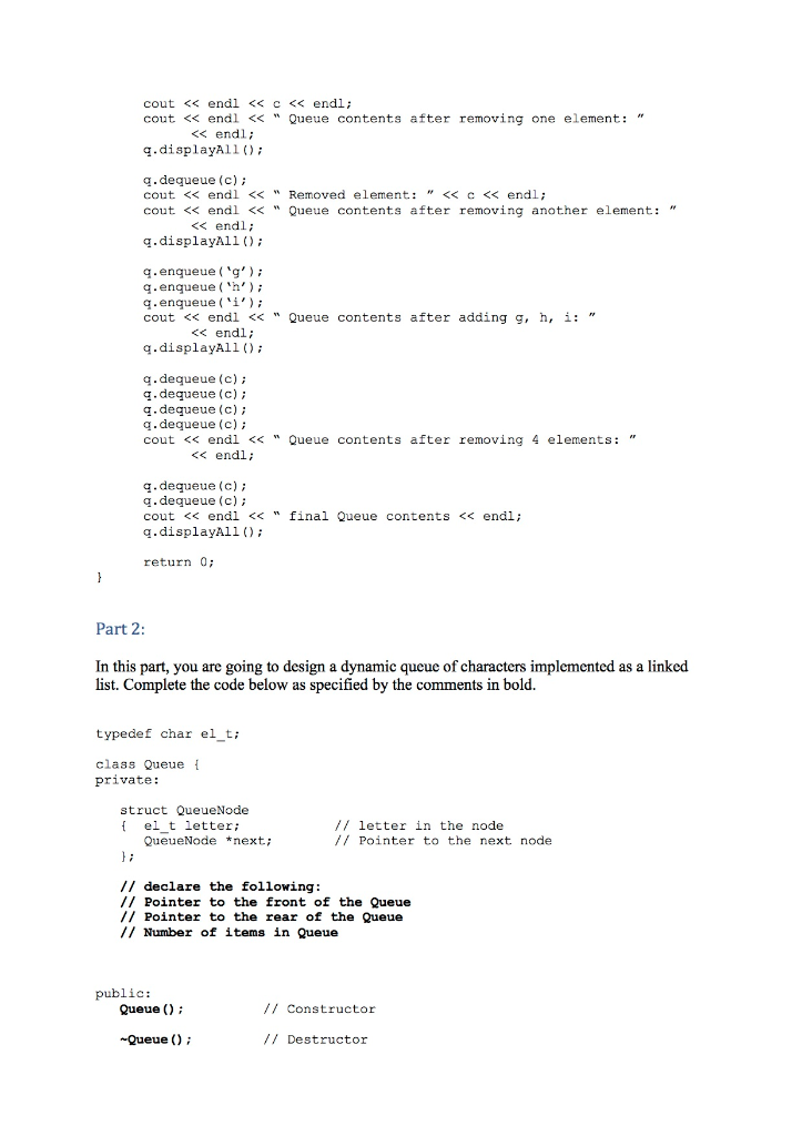 Solved Can someone please help me with just part 1. Part 1 | Chegg.com