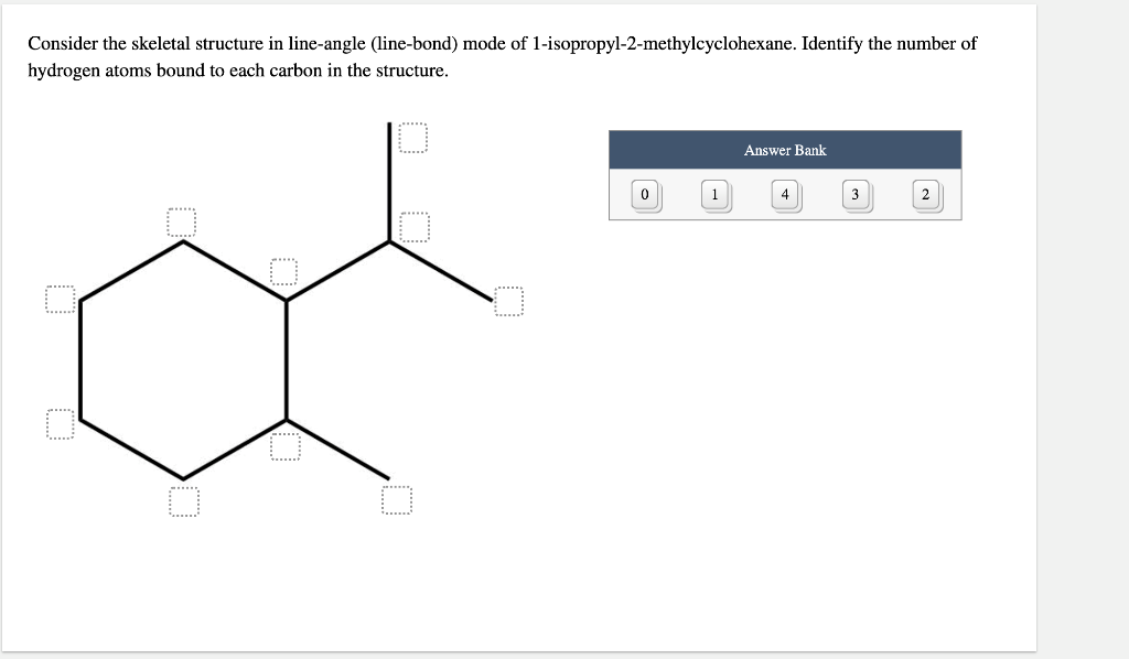 Solved Consider the skeletal structure in line-angle | Chegg.com