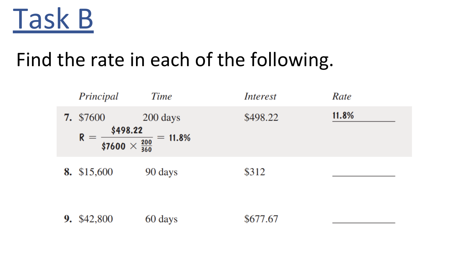 Solved Find the rate in each of the following. | Chegg.com