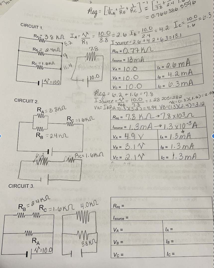 Solved Can someone help me on all three problems, are my | Chegg.com
