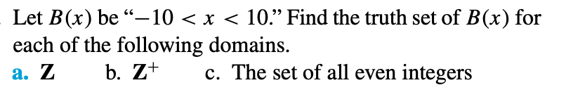 Solved Let B(x) be“–10 Solved Let B(x) be“–10