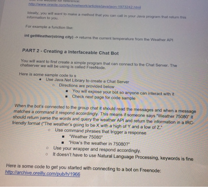 Solved MyBotMain.java import org.jibble.pircbot.* public | Chegg.com