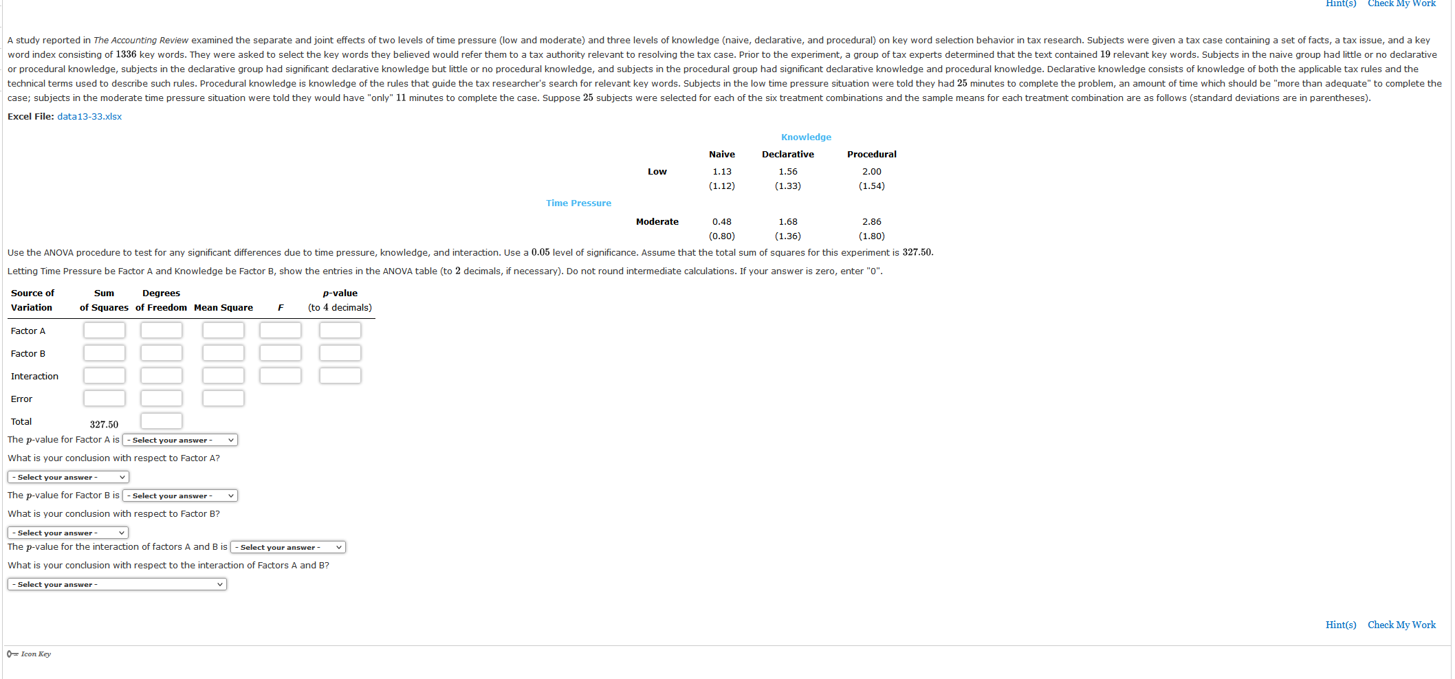 Solved Excel File: data13-33.xlsx | Chegg.com