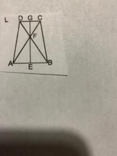 Solved In the figure, the isosceles trapezoid ABCD has | Chegg.com