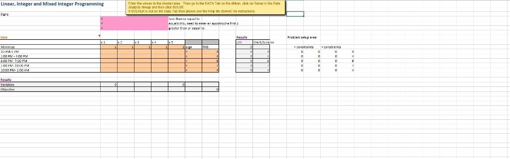 Solved Linear, Integer and Mixed Integer Programming atys | Chegg.com