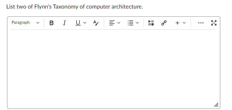 List two of Flynn's Taxonomy of computer | Chegg.com