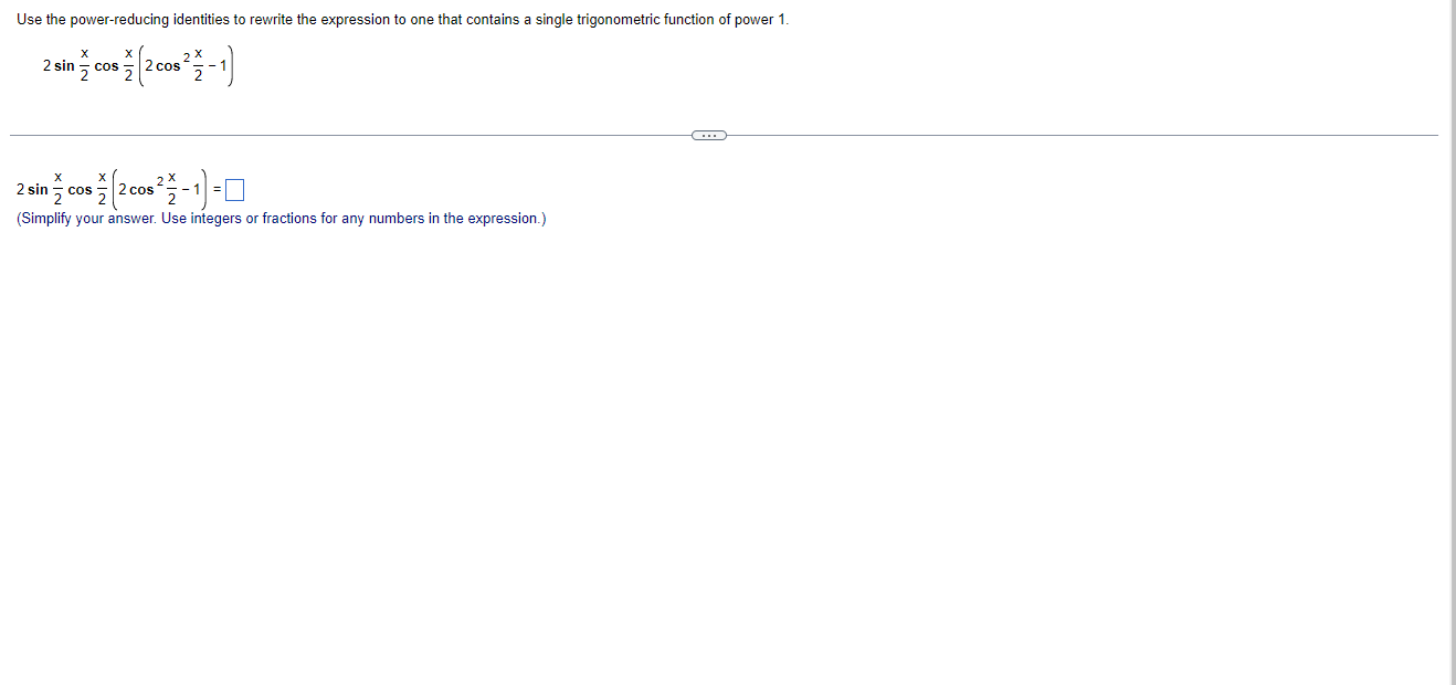Solved 2sin2xcos2x(2cos22x−1) 2sin2xcos2x(2cos22x−1)= | Chegg.com