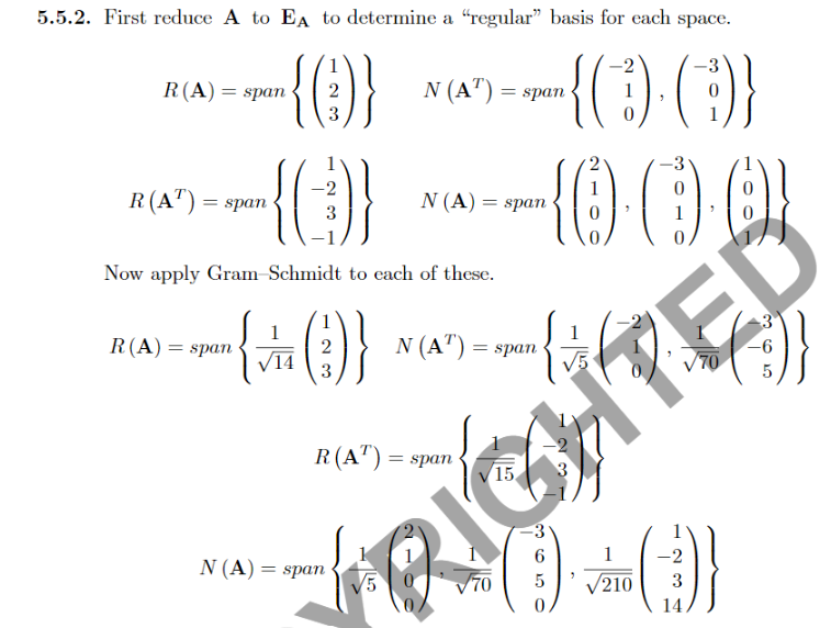 Solved . Use the Gram–Schmidt procedure to find an | Chegg.com