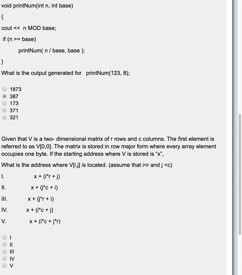 Solved void printNum(int n, int base) cout