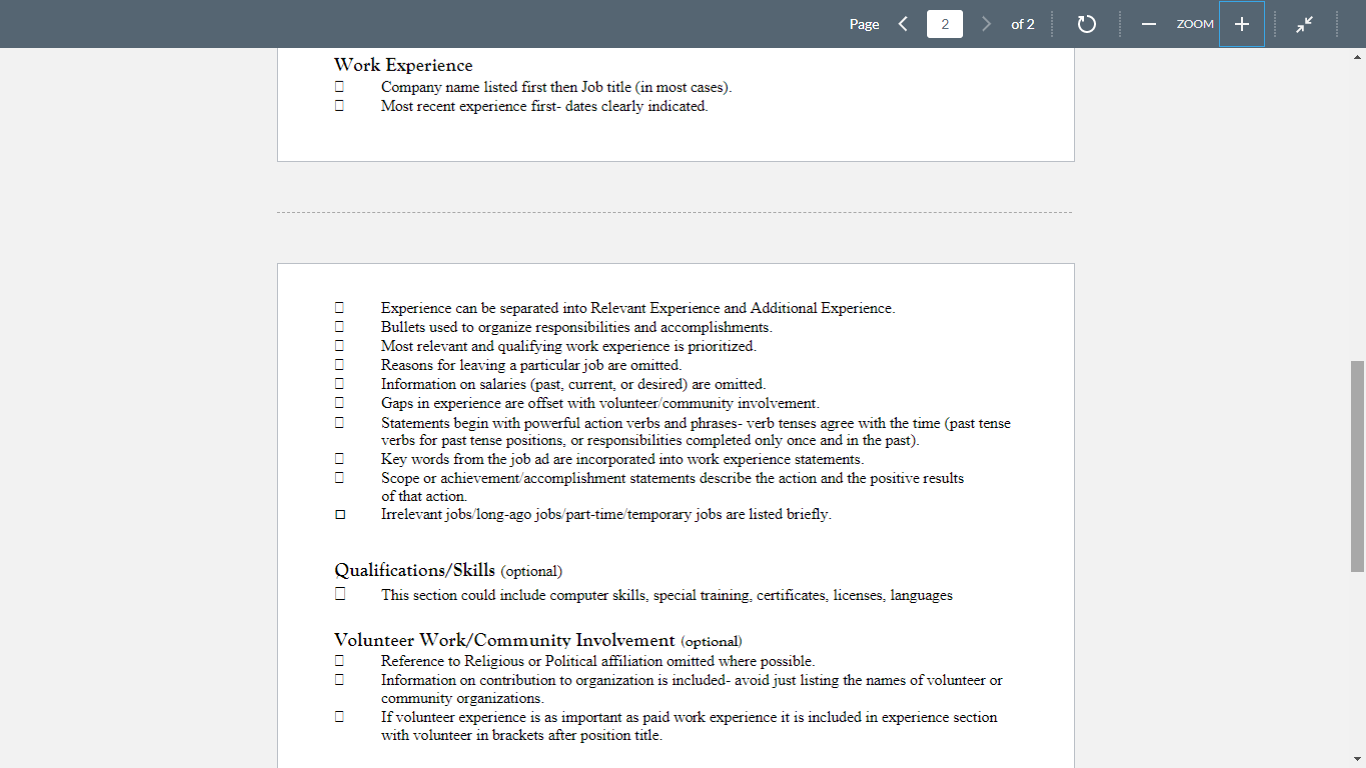 Career Package Assignment Human Resources | Chegg.com