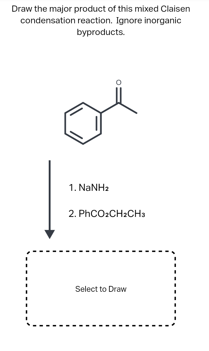 Solved Draw the major product of this mixed Claisen | Chegg.com
