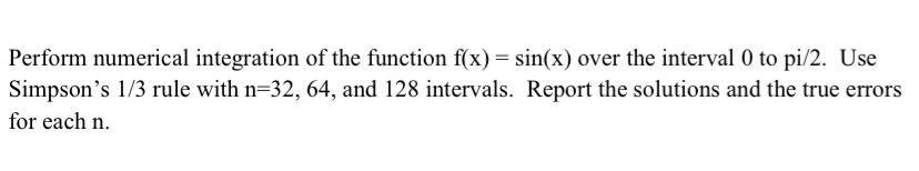 Solved With the results from above, perform Romberg | Chegg.com