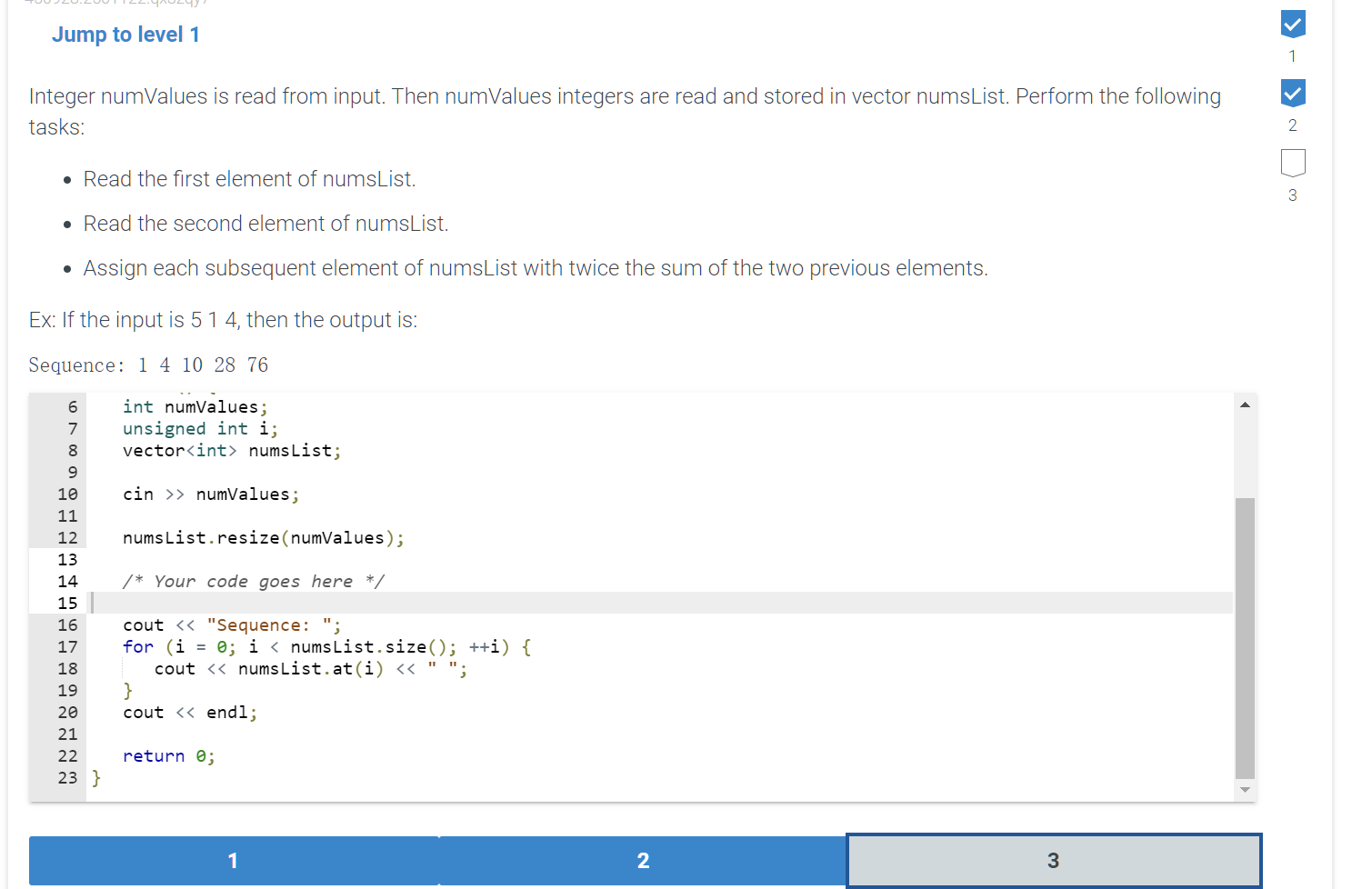 Solved You only can coding after | Chegg.com