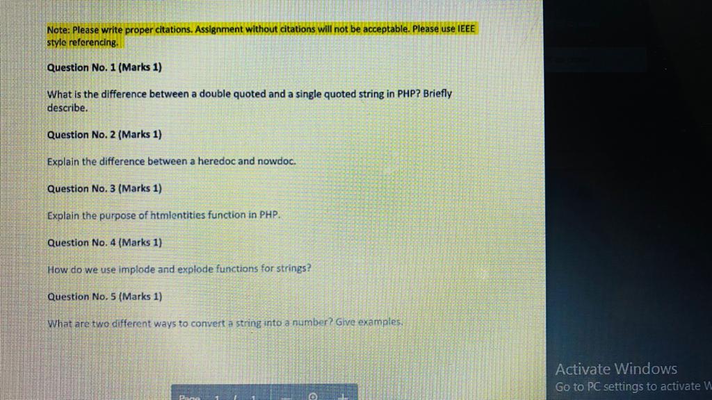 Solved Note: Please write proper citations. Assignment | Chegg.com