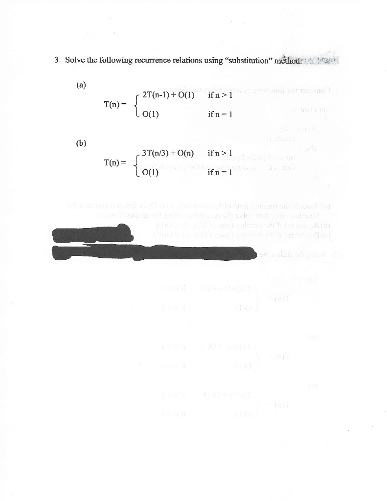 Solved 1 Consider The Following Recursive Function Fint N 6506