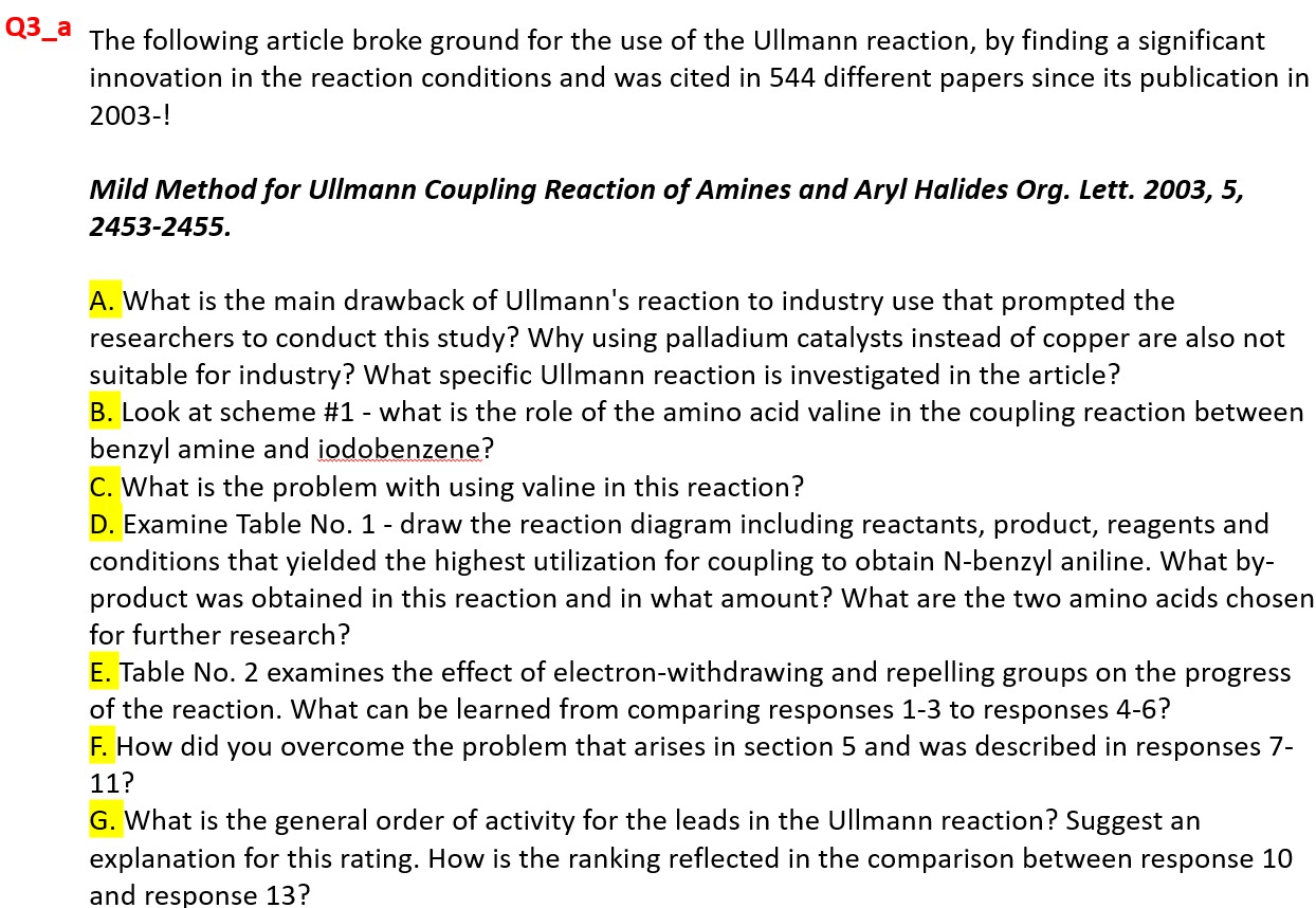 Solved Please answer as much as you can.Mild Method for | Chegg.com