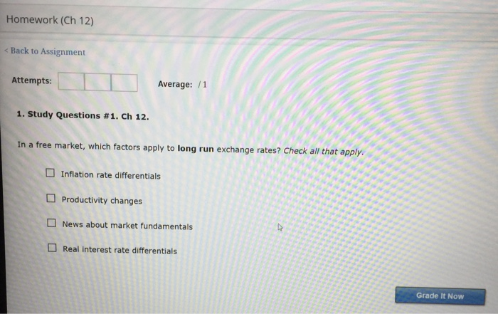 Solved Homework (Ch 12)