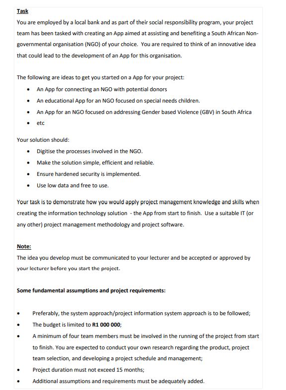 Solved Task You are employed by a local bank and as part of | Chegg.com
