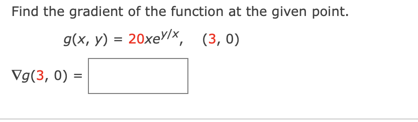 Solved Find the gradient of the function at the given point. | Chegg.com