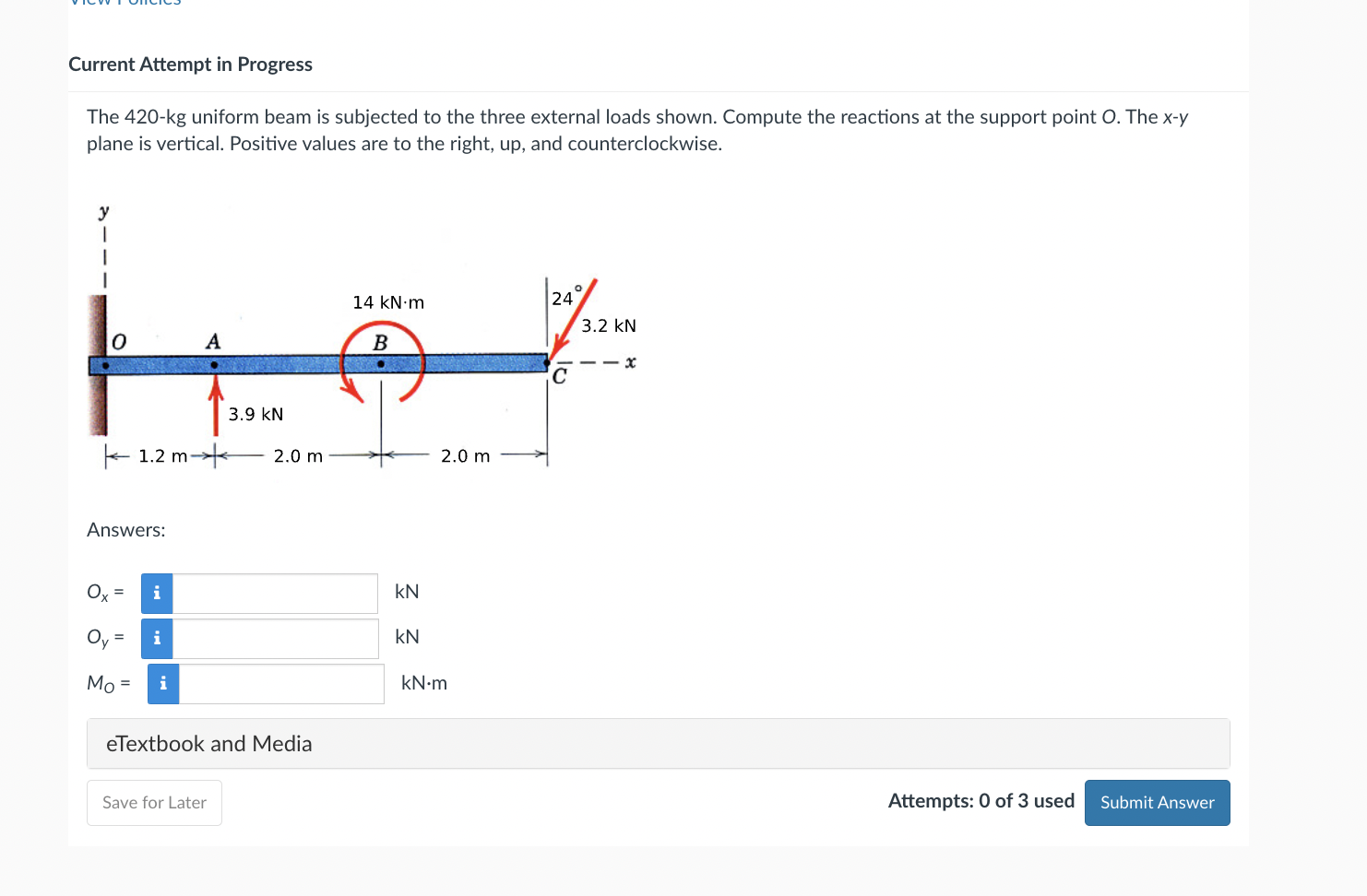 [Solved]: Current Attempt in Progress The 420-kg uniform be