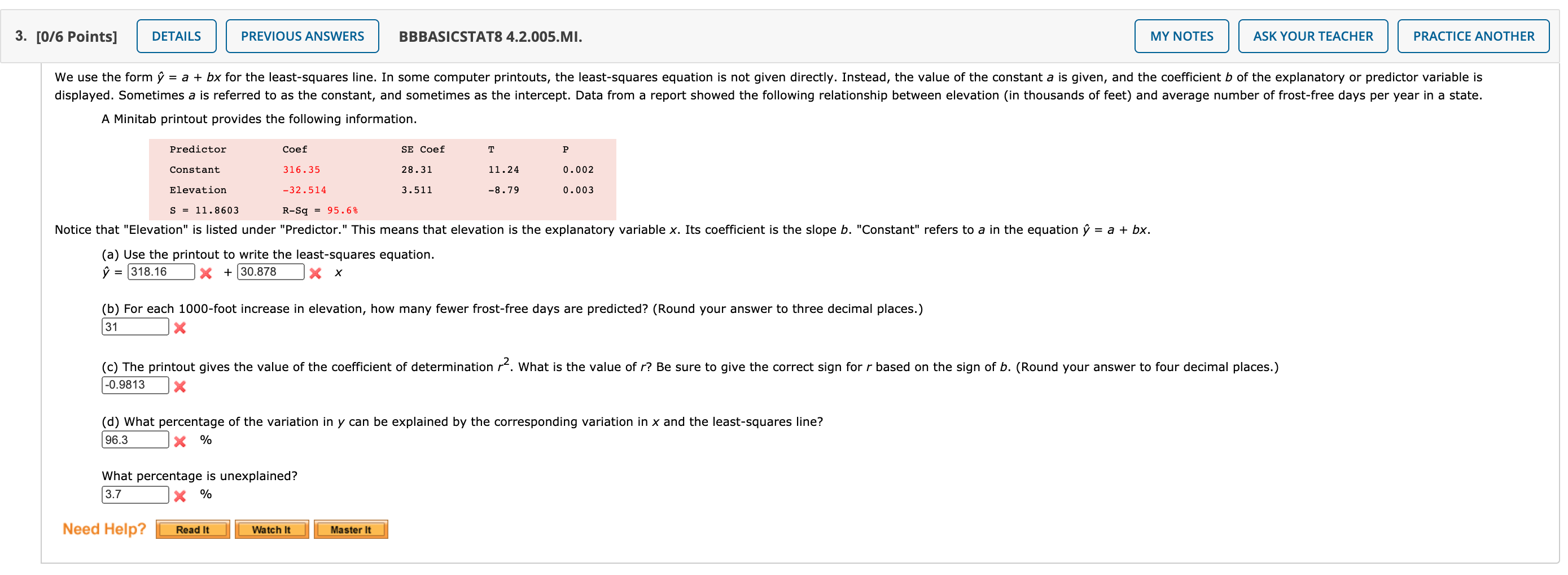 Solved 3. [0/6 Points] DETAILS PREVIOUS ANSWERS BBBASICSTAT8 | Chegg.com