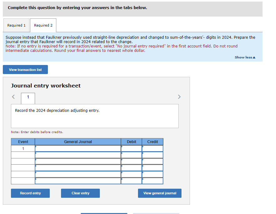 Solved During 2022 and 2023, Faulkner Manufacturing used the | Chegg.com