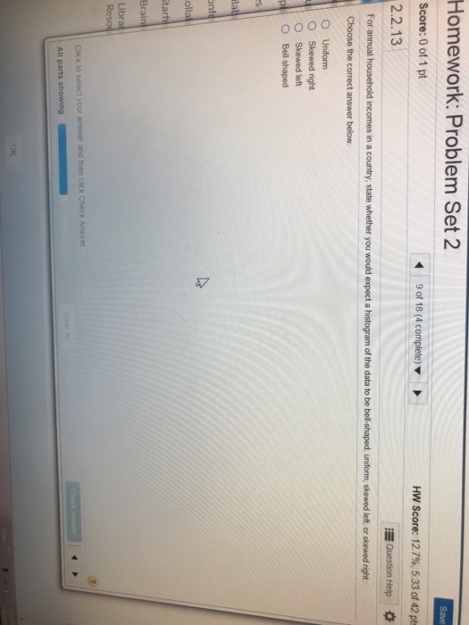 Solved Homework Problem Set 2 Score 0 Of 1 Pt 2 2 13 90118