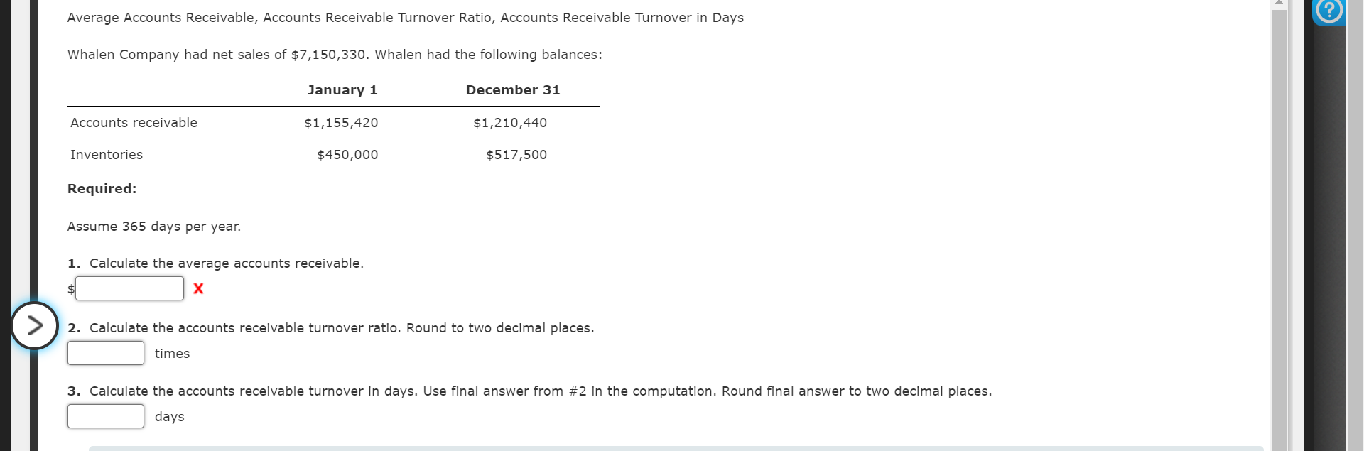 Solved Average Accounts Receivable, Accounts Receivable | Chegg.com Solved Average Accounts Receivable, Accounts Receivable | Chegg.com