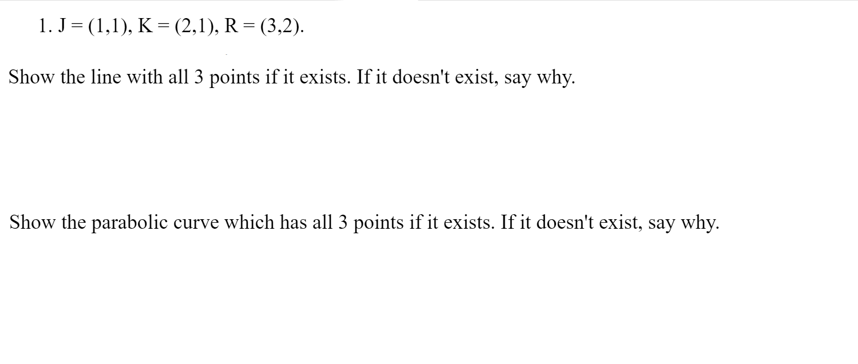 Solved Use linear algebra to solve, not basic algebraPlease | Chegg.com