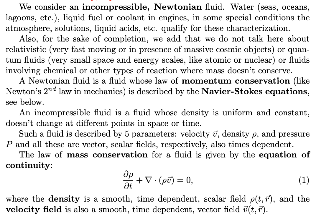 Solved We consider an incompressible, Newtonian fluid. Water | Chegg.com