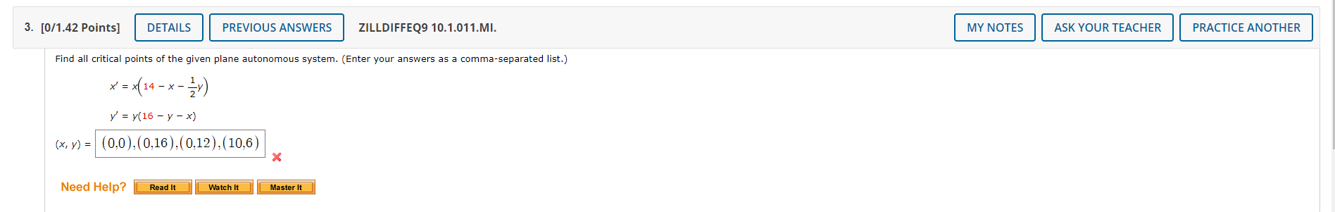 Solved Find all critical points of the given plane | Chegg.com
