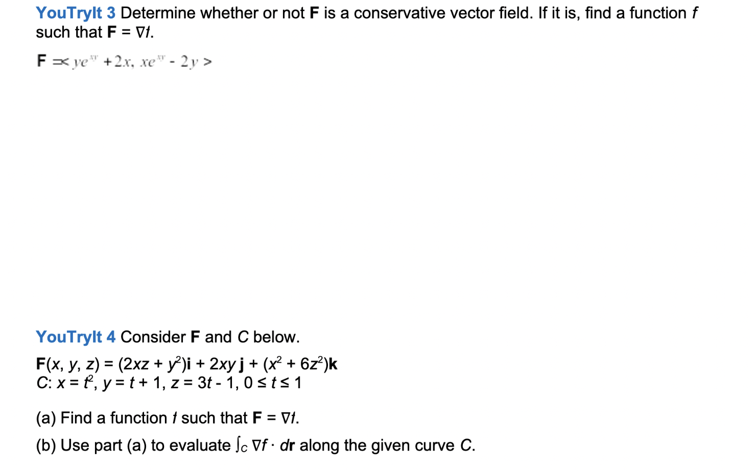 Solved You Trylt 3 Determine whether or not F is a | Chegg.com