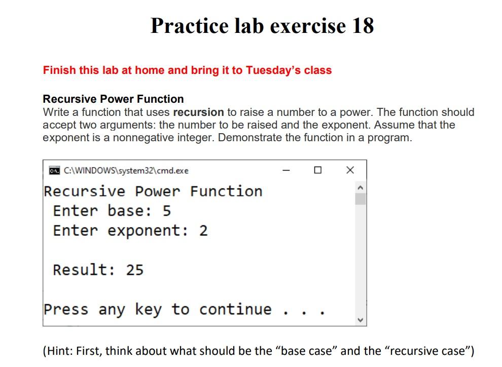 Solved Practice lab exercise 18 Finish this lab at home and | Chegg.com