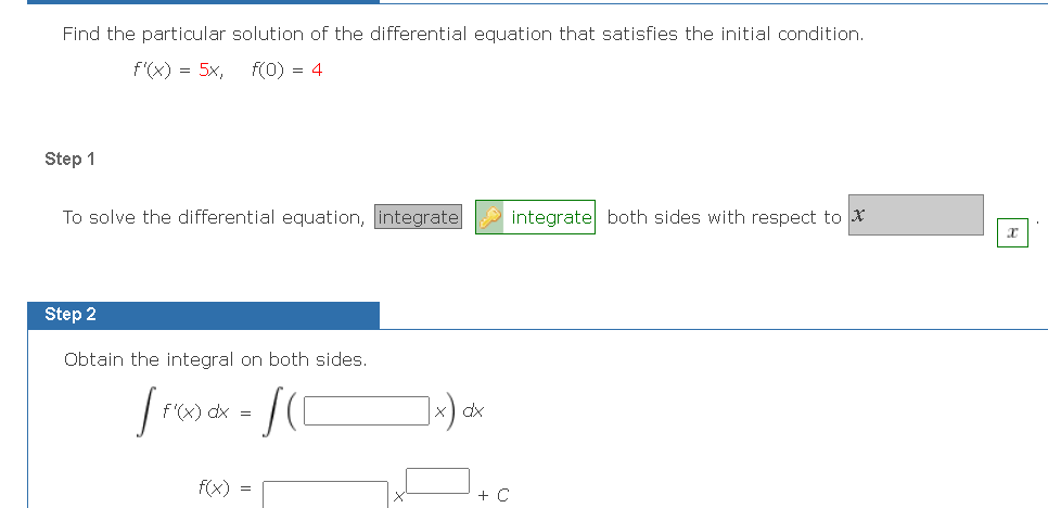Solved Find the particular solution of the differential | Chegg.com